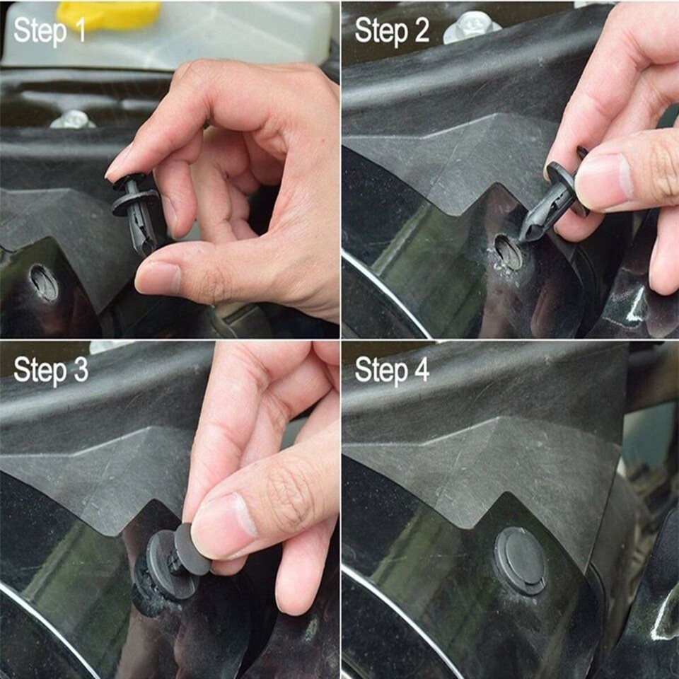 Car Parts Body Bumper Rivet Retainer Trim Molding Push-Pin Clip ...