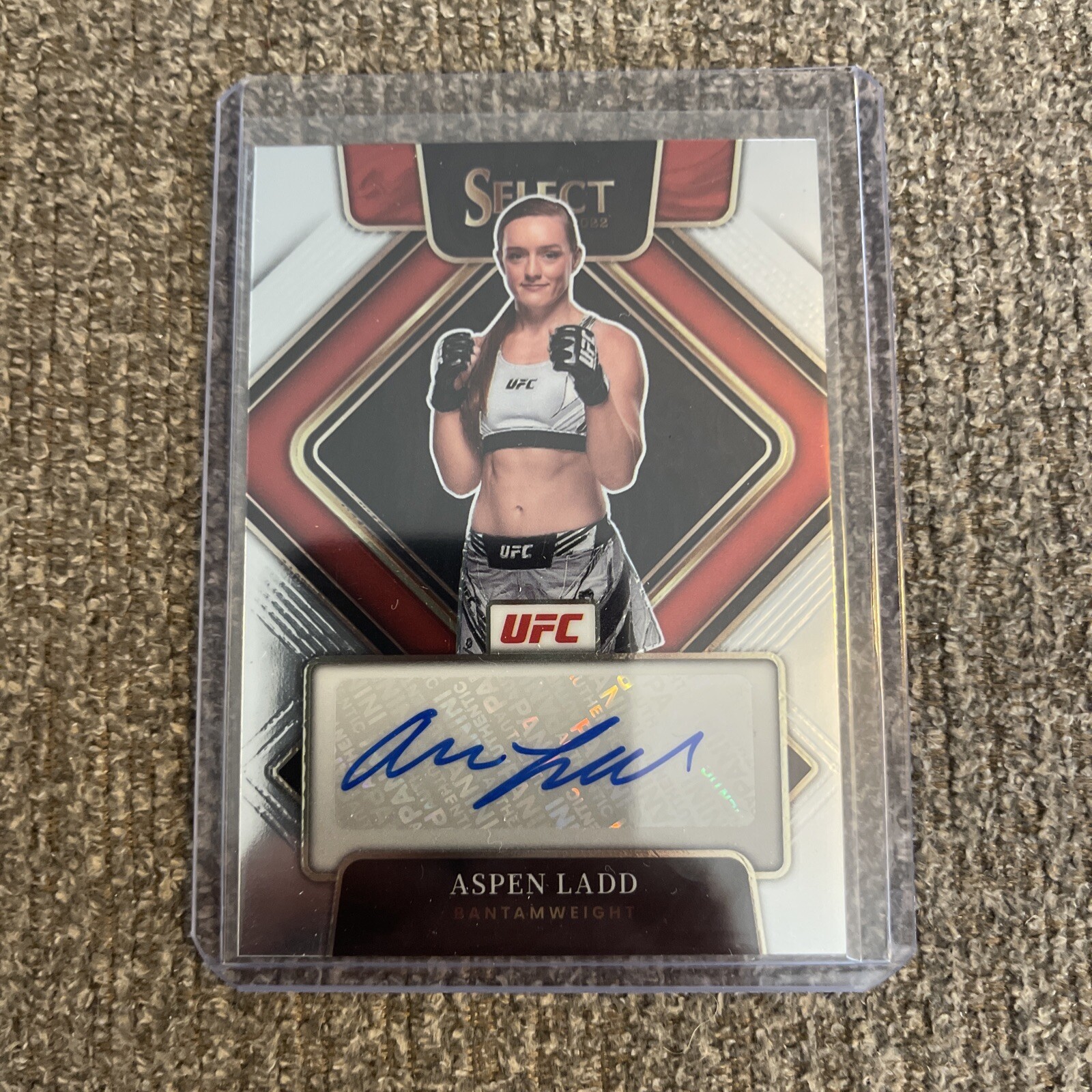 Aspen Ladd 2022 Panini Select UFC Signature Autograph Auto Signed | eBay