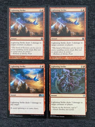 [4x] Lightning Strike Multiple Versions MTG Magic The Gathering NM | eBay