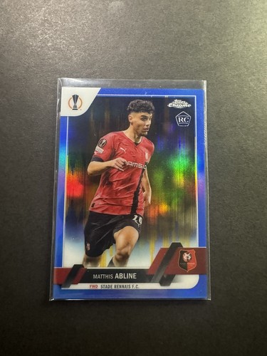 2022-23 Topps Chrome UEFA CC /75 Mathis Abline #167 Rookie RC Blue ...