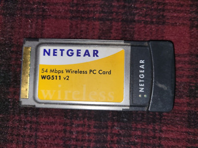 Netgear 54 Mbps Wireless PC WiFi Card WG511 v2 PCMCIA | eBay