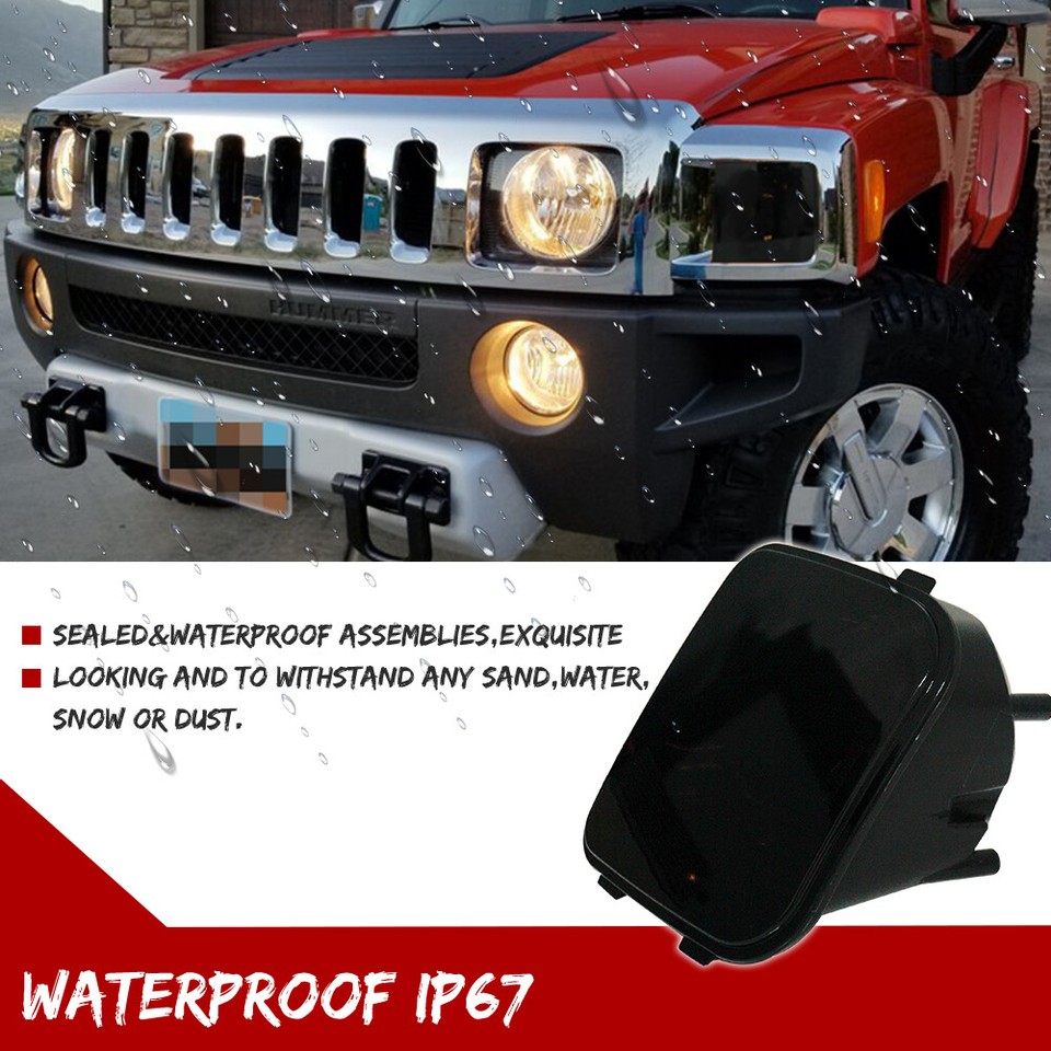 2PCS Smoked Lens Front Corner Signal Lights Housing Kit For 2006-2010 ...