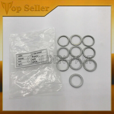 10PCS Oil Drain Plug Crush Washer Gasket 11126-AA000 For Subaru 1985 ...