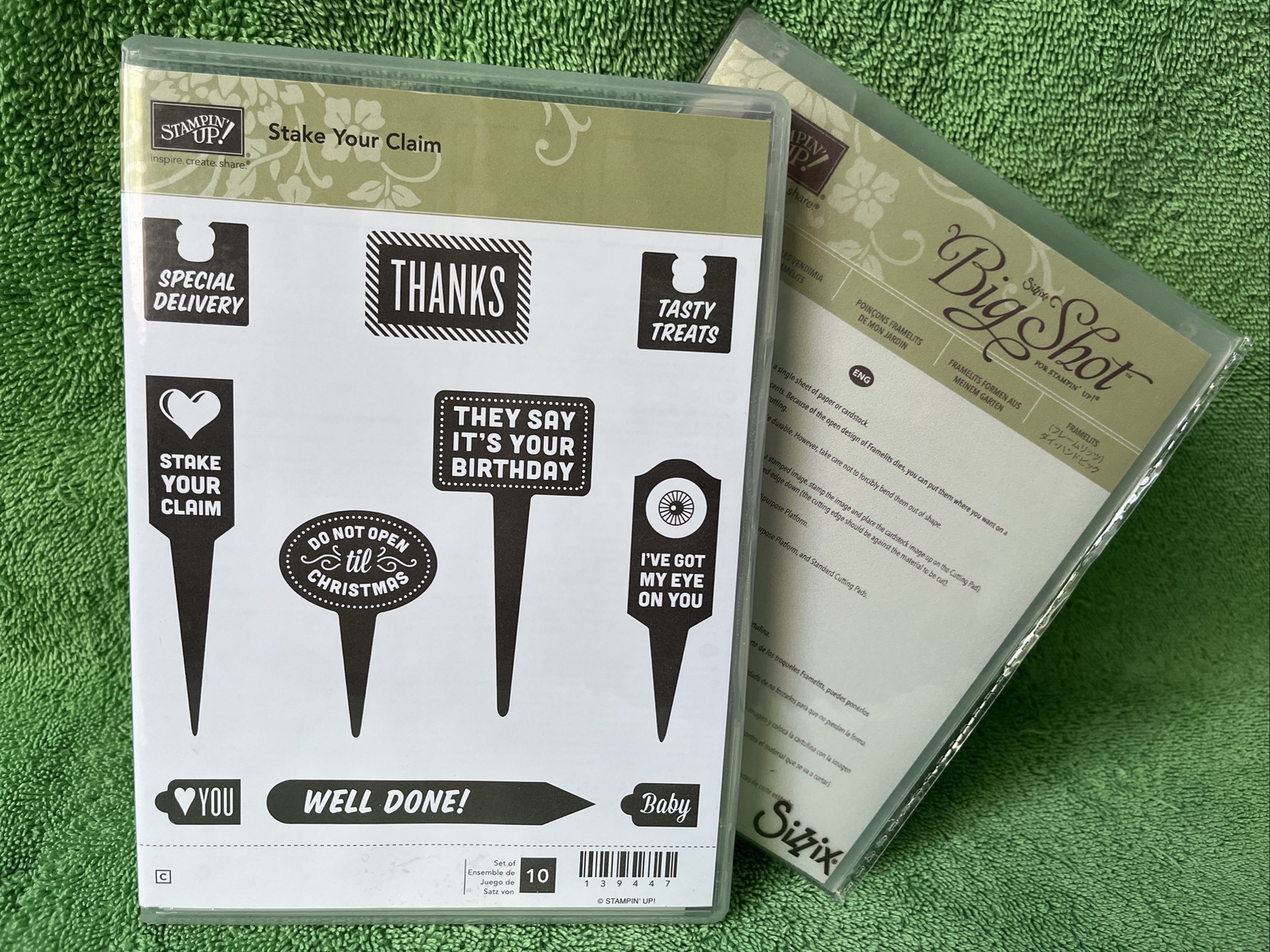 Stampin' Up! STAKE YOUR CLAIM Stamp Set & HANDPICKED Framelits Dies ...