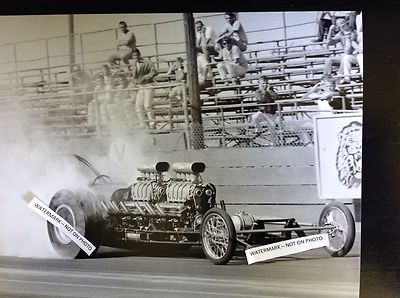 NHRA John Peters Freight Train Circa 1964 8x10 Vintage Lions Drag Strip ...