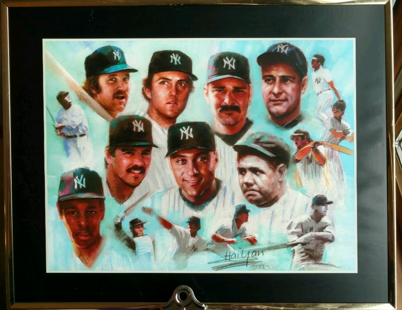 2006 New York Yankees Hall Of Fame Painting | eBay