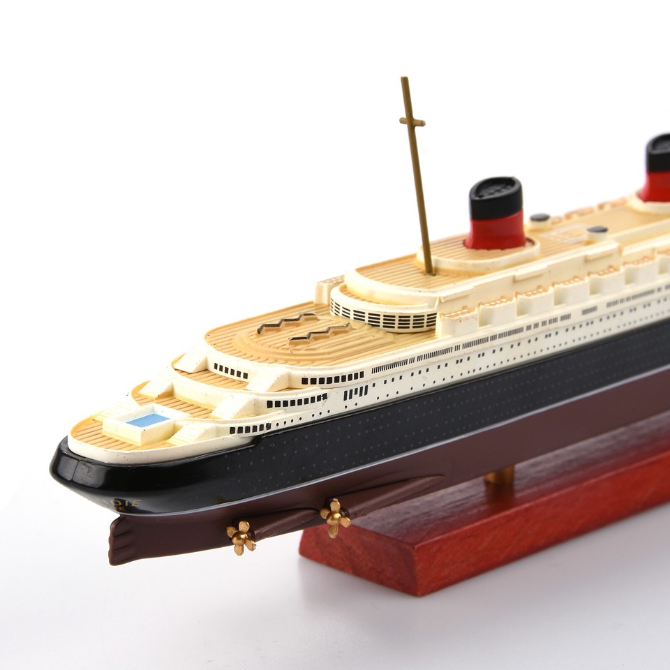 1/1250 Battleship Alloy Normandie Cruise Model Diecast Boat Military ...