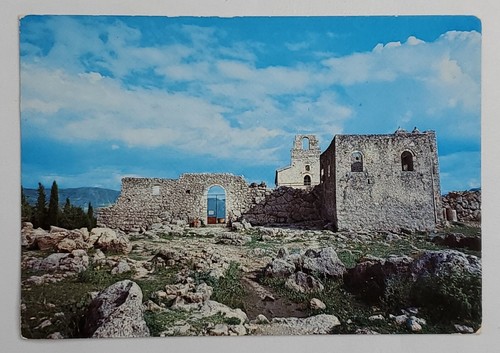 Postcard Stone House Building on the River Styx Italy A4 | eBay