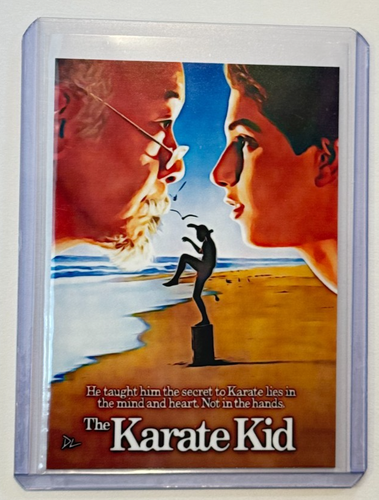 The Karate Kid Limited Edition Artist Signed Eighties Classic Trading ...