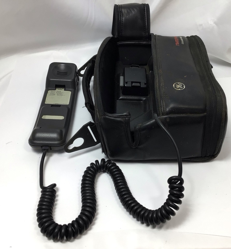 GE TransPak Cellular Mobile Brick Bag Phone CarFone 5000 | eBay