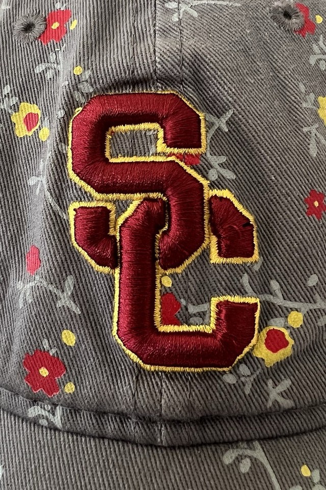 USC Trojans Womens Hat Gray Floral New Era 9Twenty Dad Strap Back | eBay