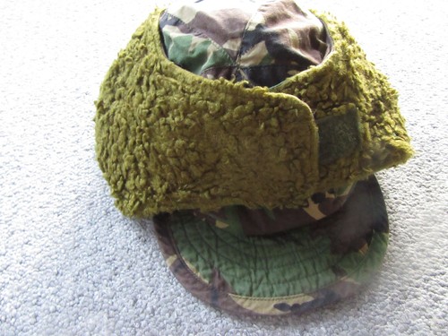 UK MOD Woodland DPM Camo. 'Falklands' cold weather cap. Good size ...