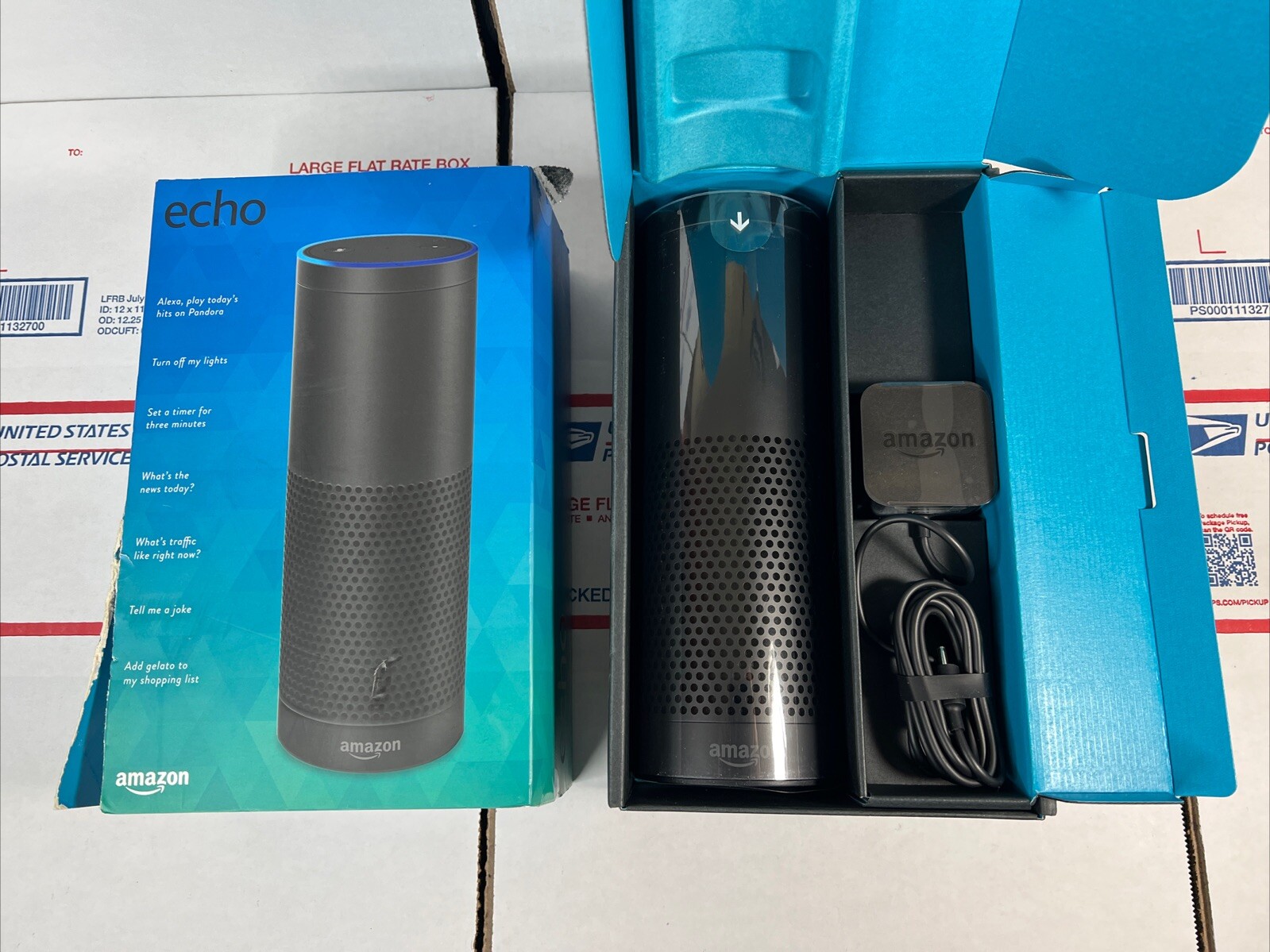 Amazon Echo 1st Generation SK705DI Alexa-Smart Speaker - NEW / OPEN ...