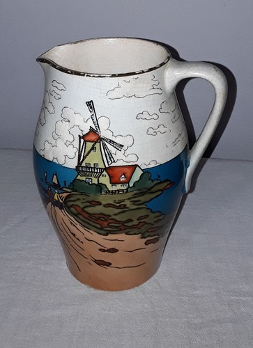 FRANK BEARDMORE & CO FENTON OLD DELPH SUTHERLAND ART WARE PITCHER | eBay