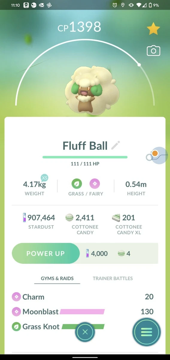 Whimsicott Evolution