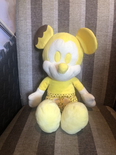 RARE YELLOW MICKEY MOUSE SOFT TOY | eBay