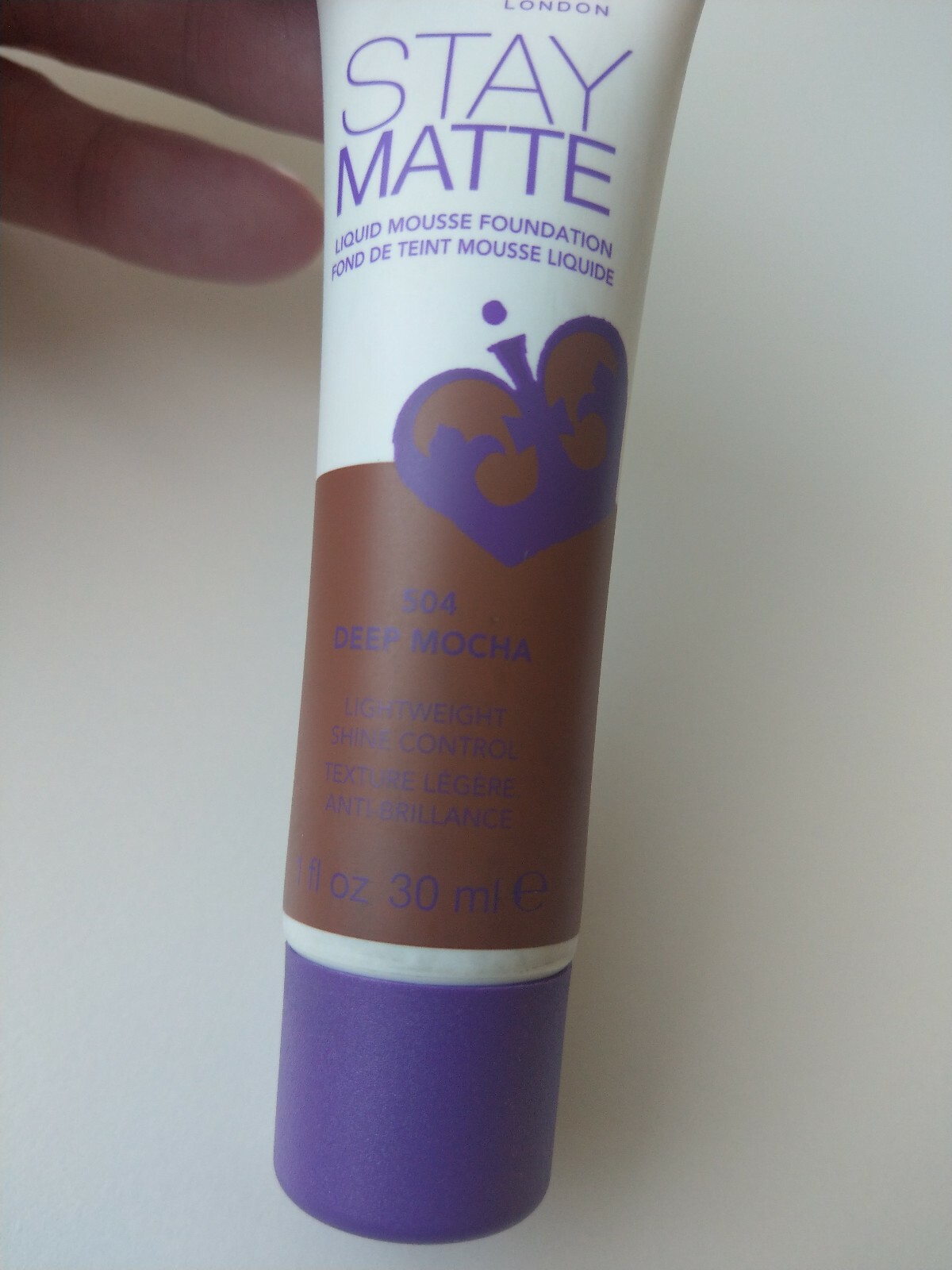 Rimmel London Stay Matte Liquid Mousse Foundation, 504 Deep Mocha New ...