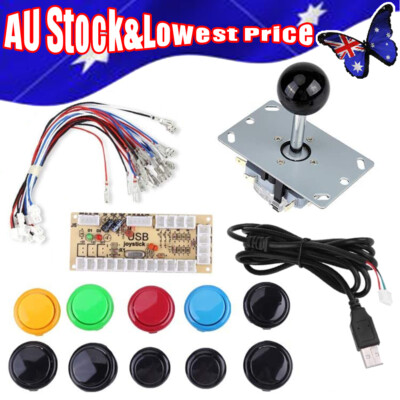 Zero Delay USB Encoder Delay Arcade Game Buttons Joystick 10 Push ...