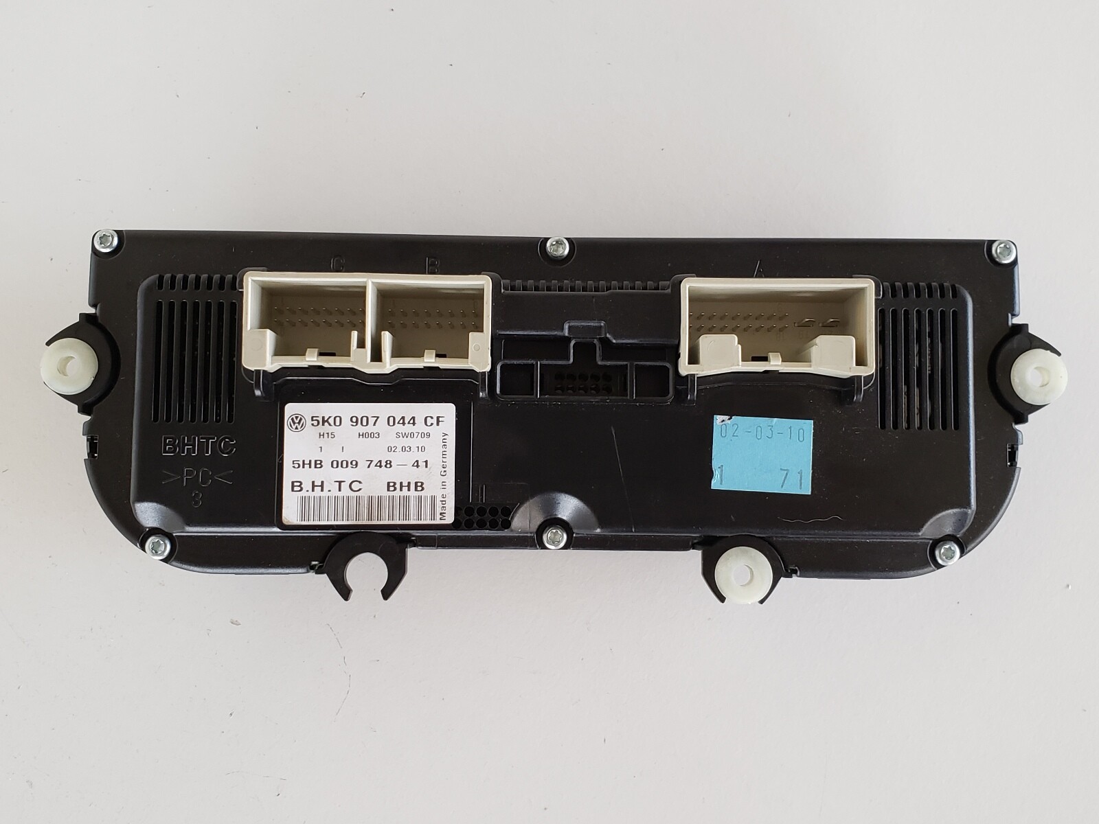 10-11 VW Tiguan 5K0 907 044 CF Climate Control Panel Temperature Unit A ...