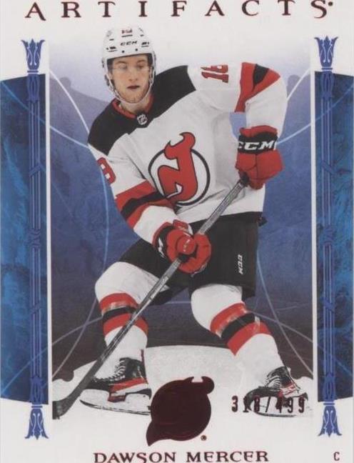 2022-23 Upper Deck Artifacts - Dawson Mercer #54 Ruby /499 for sale ...