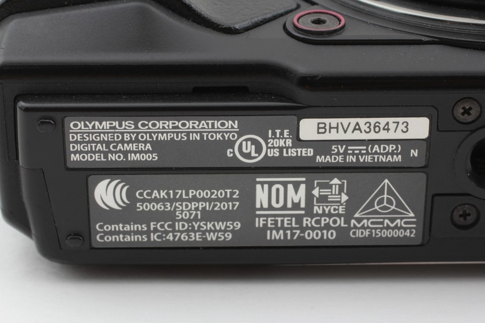 Shutter 20,112 Olympus Tough TG-5 Black 12MP Digital Camera Battery ...