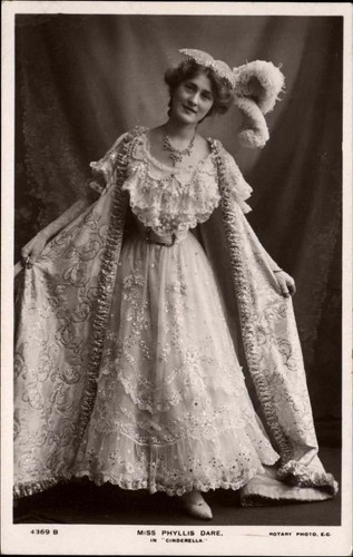 Phyllis Dare Beautiful Actress CINDERELLA c1915 Real Photo Postcard | eBay