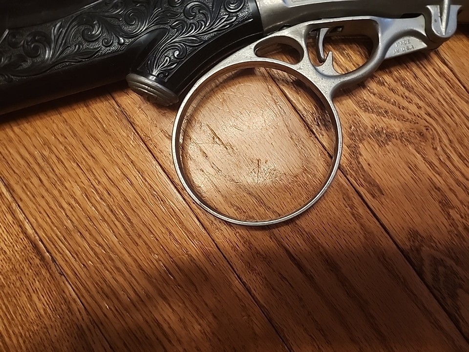 VINTAGE 1950's HUBLEY THE RIFLEMAN RIFLE W/ FLIP SPECIAL - 32" See ...