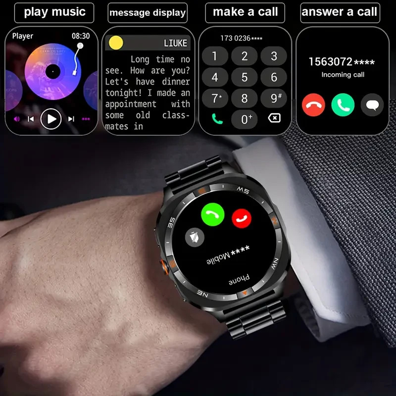 COIUSOR Smart Watch w/ GPS, Send Receive Calls, 100+ Sports Modes ...