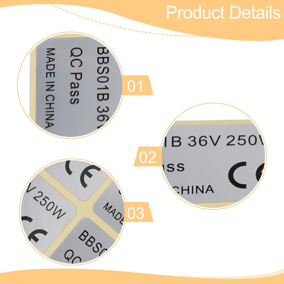 20xEbike Electric Bike Stickers For Bafang 36V 250W/48V 750W01/BBSHD ...