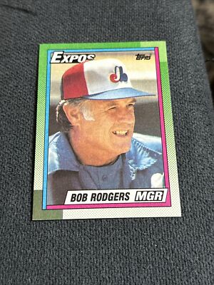 Expos - Bob Rodgers (MGR) 1990 Topps Baseball Card #81 | eBay