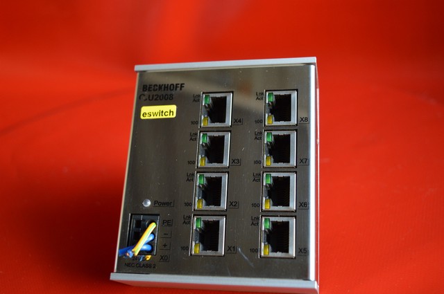 Beckhoff CU2008-0000 8 Port Ethernet Schalter 24 Vdc - Fair Zustand for ...