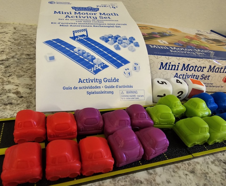 Learning Resources Mini Motor Math Activity Set 31 Pieces [Ages 4+] | eBay