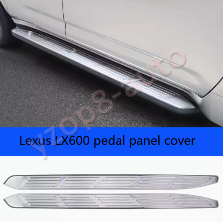 For 2022-2023 Lexus LX600 Door Side Step Cover Trim Strip Bright Silver ...