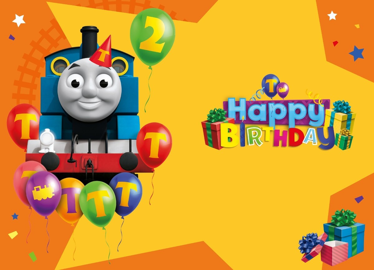 Happy Birthday Thomas Friends Birthday Card Th057 Character Brands