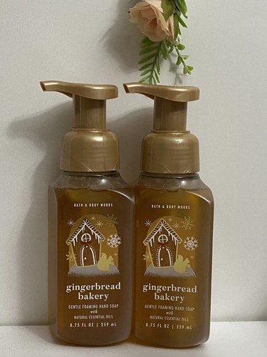 2 New GINGERBREAD BAKERY BATH & BODY WORKS GENTLE CLEAN HAND SOAP WASH ...