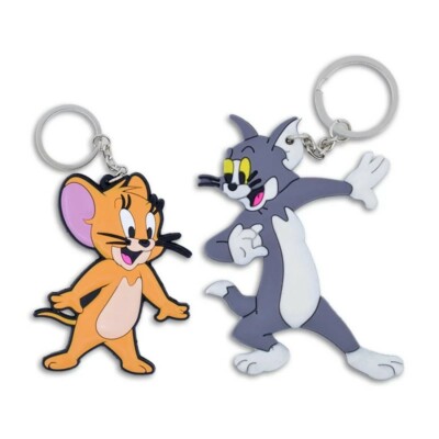 🇬🇧 Tom and Jerry figure Key Chain Keyring Keyholder for Birthday Gift ...