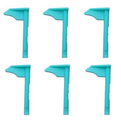 6 x Sliding wardrobe door flag clips fit Spacepro, Sliding Wardrobe ...