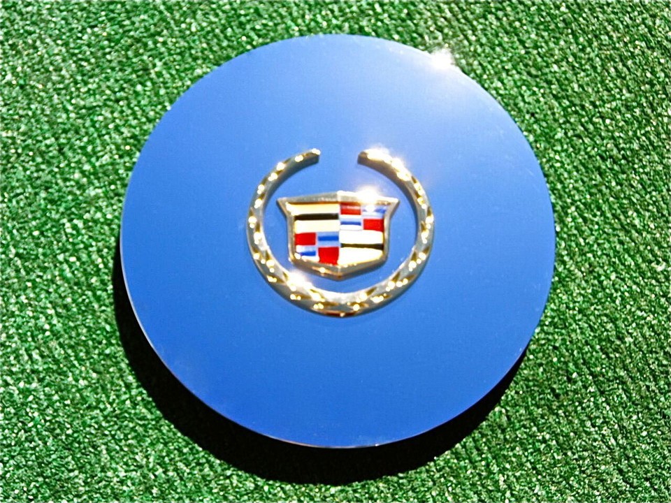 4 Chrome Gold Center Caps Fit Genuine OEM Factory Cadillac Escalade ...