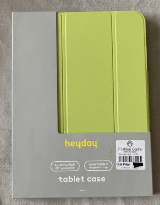 Tablet Case For Apple iPad 10.9" 10th Gen. By Heyday. Pastel Lime | eBay