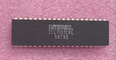 Intersil ICL7107CPL 3-1/2 digit A/D converter integrated circuit 40 pin ...