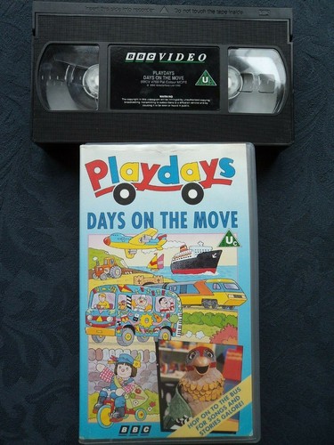 Playdays Days On The Move VHS Video 1992 BBC Retro Why Bird Peggy Patch ...