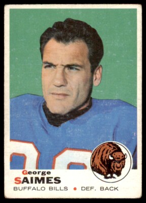 1969 TOPPS. GEORGE SAIMES BUFFALO BILLS #142 | eBay