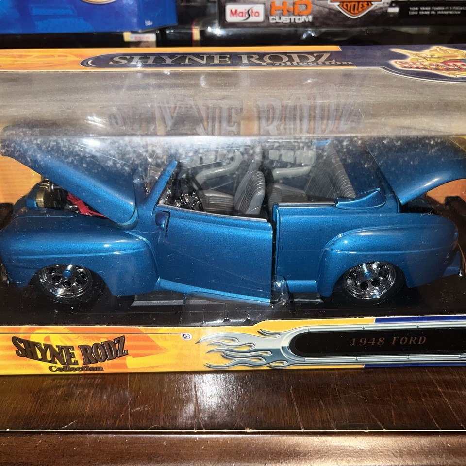 Road signature 1/18 Shine rodz 1948 ford aqua NIB | eBay