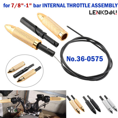 CNC Internal Throttle ASSEMBLY 1" 7/8" Motorcycle Grip For Harley ...