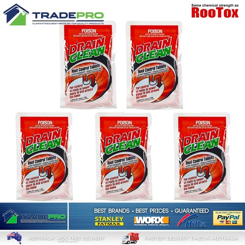 Root Control 20x Tablets 114g Sewer Pipe Toilet Copper Tree Rootox ...