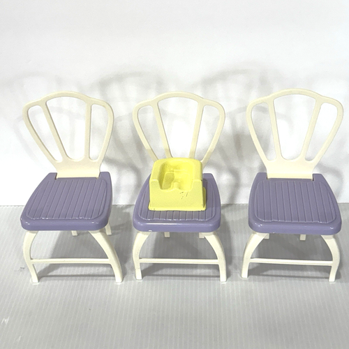 2003 Barbie Happy Family Grandma’s Kitchen Chairs Booster Seat ...