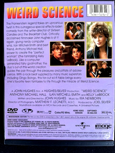 John Hughes' WEIRD SCIENCE-1985 (OOP Snapper Case DVD) Widescreen ...