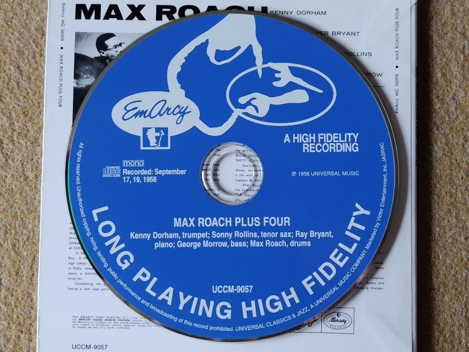 Domestic edition/Paper jacket/CD Max Roach (DS)/Plus for | eBay