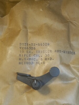 M1 Garand Trigger Winter USGI NOS | eBay