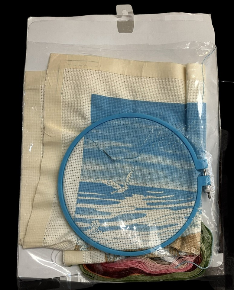 1999 Dimensions No Count Cross Stitch Kit Shells On Shore 39011 ...